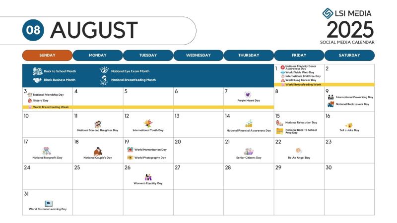 Celebrating August: A Month of Growth, Giving & Good Vibes - LSI Media